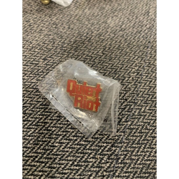 Accessories | Vintage Quiet Riot Music Group Rock Band Enamel Pin ...
